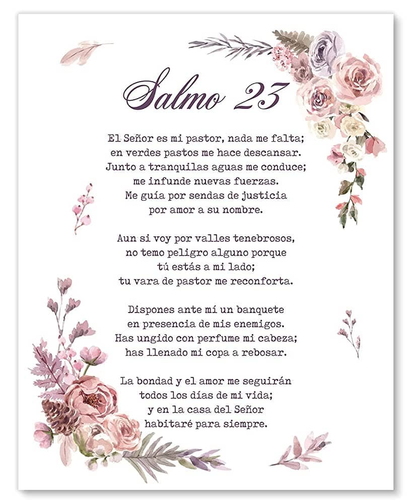 Salmo 23 El Señor Es Mi Pastor